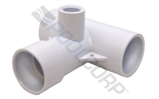 POOL360 | 1-1/2" Socket x 1" SP - 1/2" S (Air) Venturi Double Tee Jet
