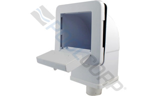 POOL360 | 1.5" Socket White Front Access Skimmer Kit