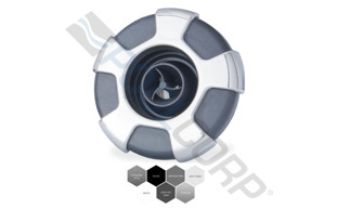 POOL360 | 4.25" Stainless Steel/Dark Gray Typhoon VTX Jet Internals