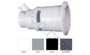 POOL360 | 2.5" Dark Gray SpaMaster™ Wall Fitting Gunite Jet Parts