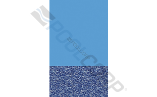 POOL360 | 12' x 23' Oval 48/52" Blue/Streamstone Overlap Above Ground ...