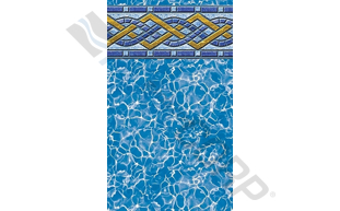 POOL360 | 21 ft Round 48 Inch Above Ground EZ-Bead Liner