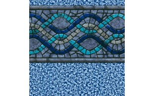 POOL360 | 12' x 17' Oval Lexington Pebble Light Blue EZ-Bead AG Liner ...