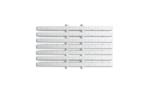 POOL360 | 16" White Perpendicular Grate