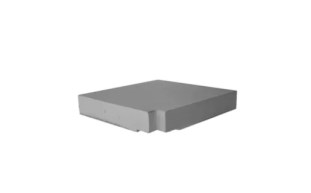 POOL360 | 13" x 13" Dark Gray Eased Edge Inside Corner Coping