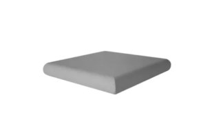 POOL360 | 12" x 12" Light Gray Bullnose Outside Corner Coping