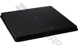 POOL360 | 24" x 24" x 2" Black EcoPad® EP Plastic Equipment Pad