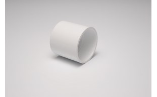 POOL360 | 2" White SCH 40 PVC Short Coupling Slip x Slip