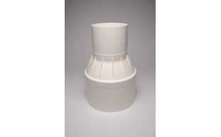 POOL360 | .75" x .5" White SCH 40 PVC Reducer Coupling Slip x Slip