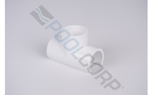 POOL360 | 1.25" x 1.25" White SCH 40 PVC Snap Tee Snap x Slip