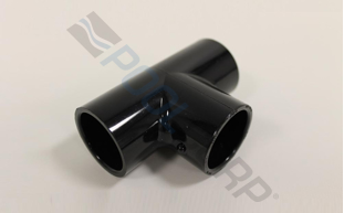 POOL360 | 1.5" Black SCH 40 PVC Tee Slip x Slip x Slip