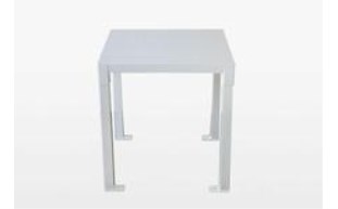 POOL360 | 24" x 24" White Coated Equipment Table