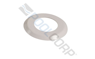 POOL360 | 2 3/8" x 4.5" White Escutcheon Ring for Swimming Pool Poles
