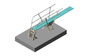 POOL360 | 1m Duraflex Diving Stand