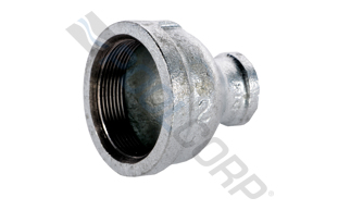 POOL360 | 2" x 3/4" Galvanized Bell Reducer
