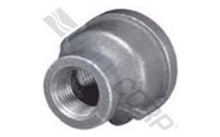 POOL360 | 1-1/4" x 3/4" Black Iron Red Coupling