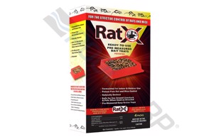 POOL360 | RatX | RatX Rat and Mouse Ready to Use Bait Trays 4/pk