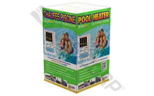 POOL360 | 1' x 20' Solar Pool Heating Panel with Hardware and Clip 20 SqFt