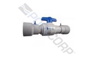 POOL360 | EZ-FLO 1.5" COUPLER W BALL VALVE