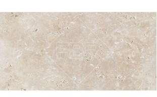 horizon | 12" x 24" x 3cm Tumbled Travertine Paver Ivory