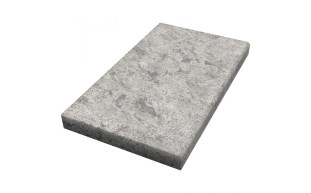 POOL360 | 16" x 24" 5cm Wavy Grey Coping Fine Picked Modern