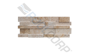 POOL360 | 7" x 20" x 3/4" Philadelphia Travertine Splitface Ledger ...