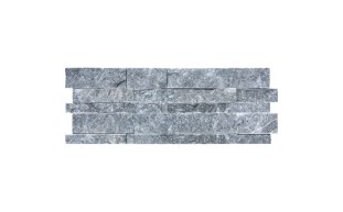 POOL360 | 7" x 20" Split Face Marble Ledger Stone Wall Panel Ocean Storm