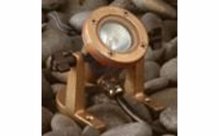 POOL360 | Cast Brass Underwater Light with Aim Bracket and Angle Cap 20W