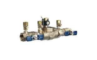POOL360 | .75" 850 Double Check Valve Backflow Preventer Assembly, Quarter Turn
