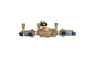 POOL360 | 1" 850 Double Check Valve Backflow Preventer Assembly, Quarter Turn, Union