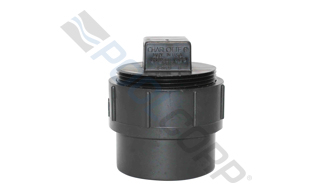 POOL360 | 3" ABS Adapter Clean Out Fitting with Clean Out Plug