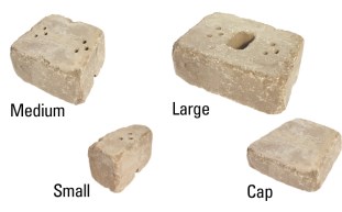 POOL360 | White/Pewter Stonegate Wall Block Tumbled