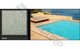 POOL360 | 80 lbs Gem Pool Finish Bone Gem