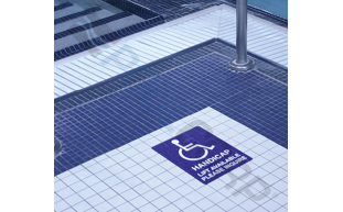 POOL360 | Handicap Lift Available' Deck Sign