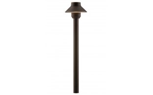 POOL360 | Black G4 Path Light with No Lamp and 12" Riser