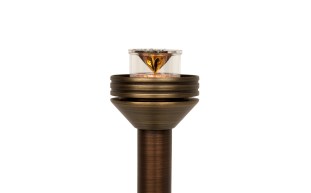 POOL360 | 18" Antique Bronze 3LED ZD Grande Path Light Riser