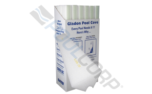 POOL360 | 4' White Xtreme Peel N' Place™ Cove