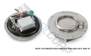 POOL360 | 9" 12V Automated Natural Gas Rock Insert