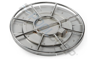 POOL360 | 24" 12V Automated Liquid Propane Round Fire Pit Insert