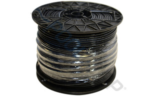 POOL360 | 500' #8 Roll Black Stranded Wire