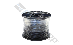 POOL360 | 500' #12 Black THHN Solid Wire