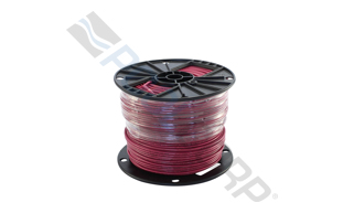 POOL360 | 500' #12 Roll Red THHN Solid Wire