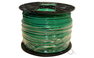 POOL360 | 500' Roll #8 Solid Green Wire