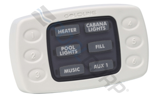 POOL360 | 150' White 6 Function Wired Spa Side Control