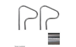 POOL360 | 30" x 0.49" Classic Figure-4 Polished Handrail Pair