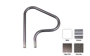 POOL360 | 30" x 0.49" Classic Figure-4 Polished Handrail Pair