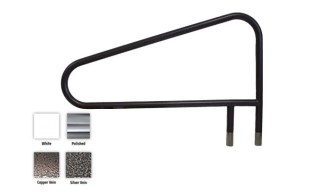 POOL360 | .065" Classic 3-Bend Sand Handrail with Welded Brace