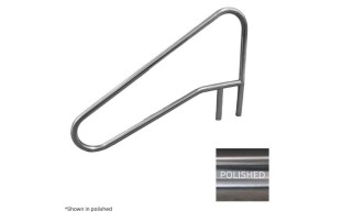 POOL360 | .049" Classic 4-Bend Polished Dip to Water Handrail with ...