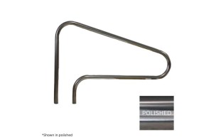 POOL360 | Polished Classic 3 Bend Pool Stair Rail Marine Grade