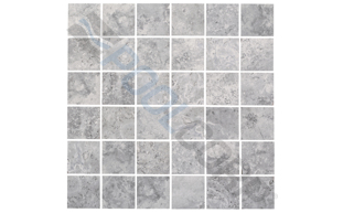 POOL360 | 2" x 2" Tivoli Stone Tile Silver